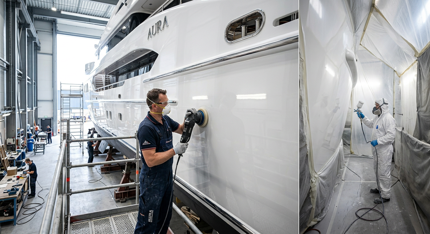Onderhoud jacht - Vries Yachtpainting